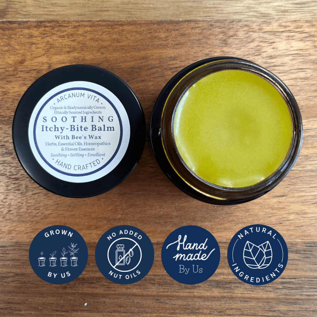 Soothing Itchy-Bite Skin Balm with Bee's Wax - Arcanum Vita